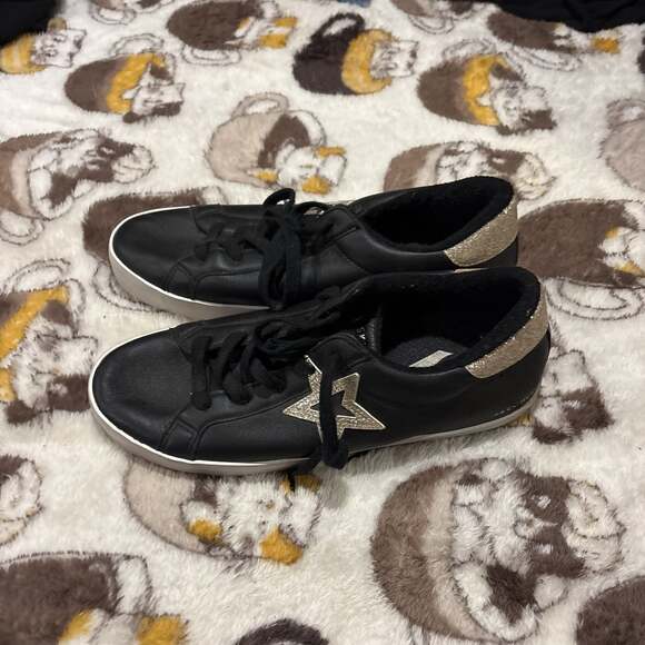 Skechers | Shoes | Skechers Diamond Starz Starry Steps Black Gold ...